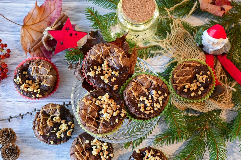Χριστουγεννιάτικα Cupcakes για το εορταστικό τραπέζι